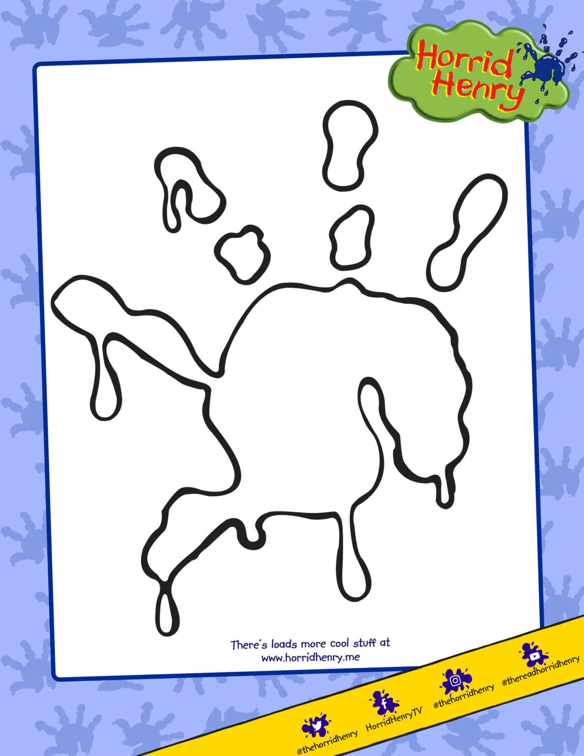 Colouring - Horrid Henry