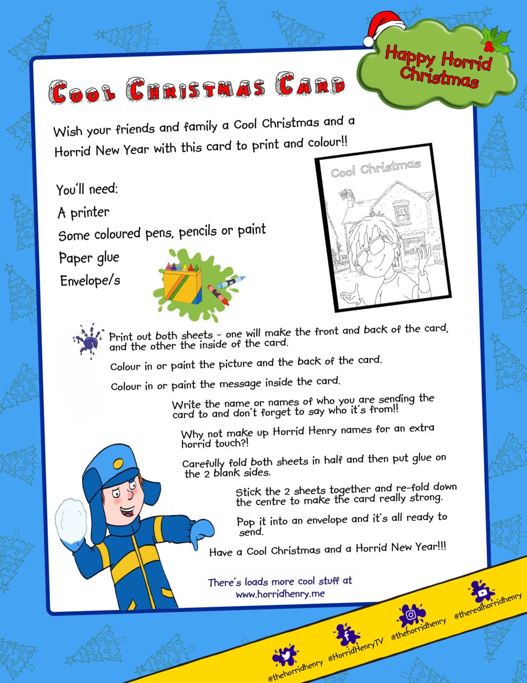 Happy Holidays | Horrid Henry