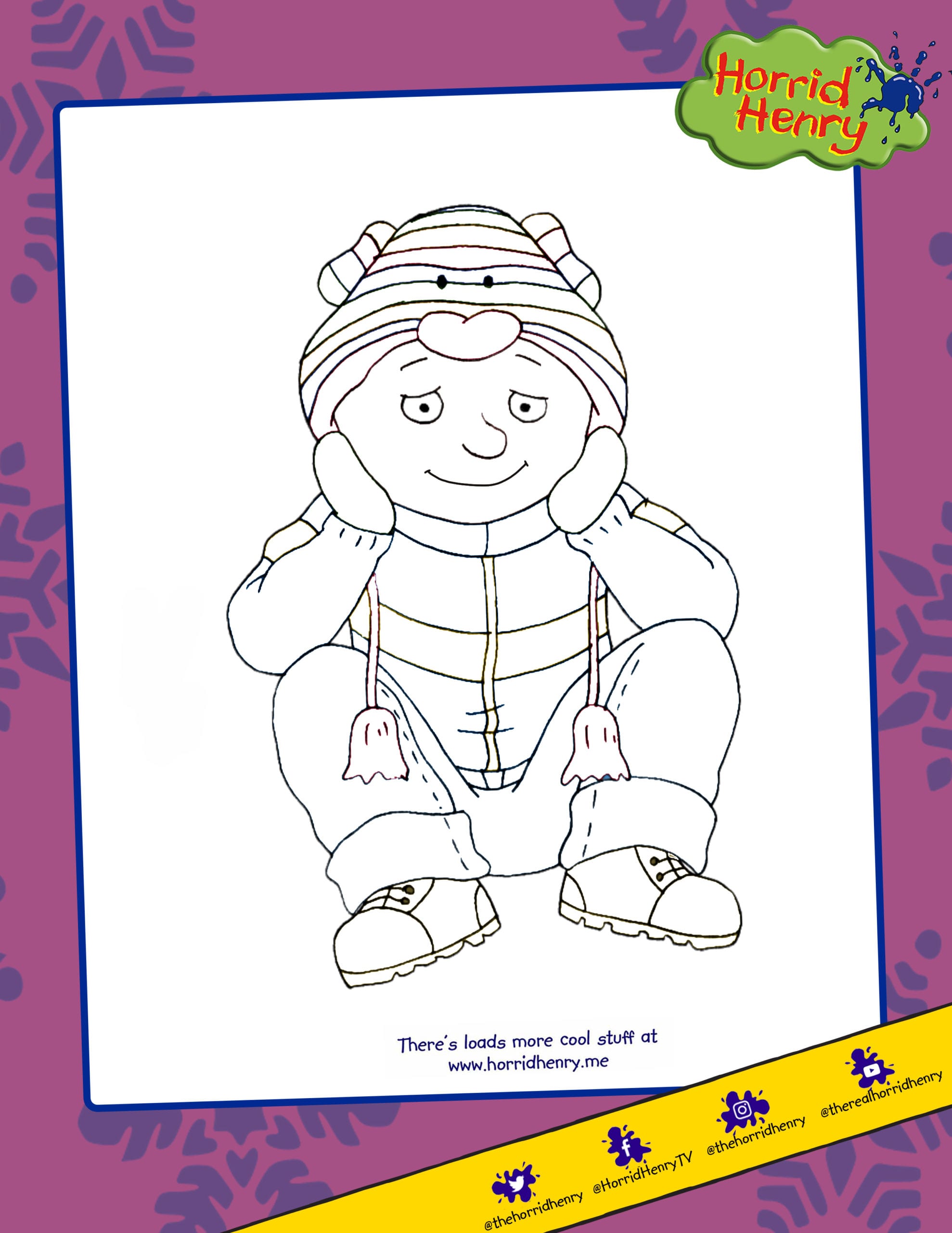 Colouring - Horrid Henry